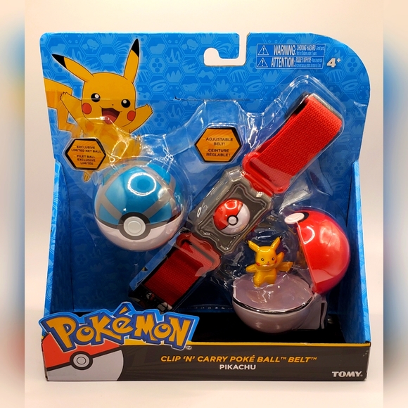 Tomy | Toys | Pokemon Clip And Carry Two Poke Ball Adjustable Belt With ...